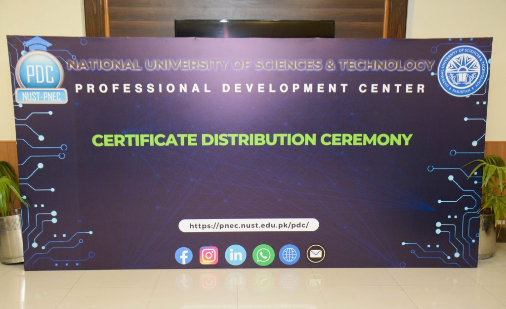 PDC Certificate Distribution Ceremony - Pakistan Navy Engineering ...